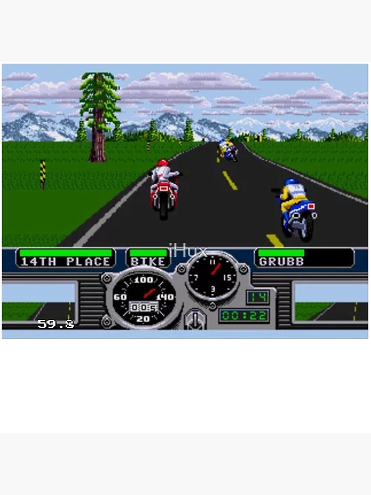 "Road Rash" Poster by iHux | Redbubble