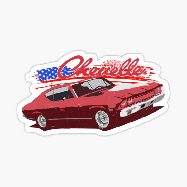 "Chevelle 1966 1967 1969 1970 Muscle Car" Sticker for Sale by ...