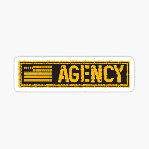 "Agency patch v.2 " Sticker by phi97823 | Redbubble