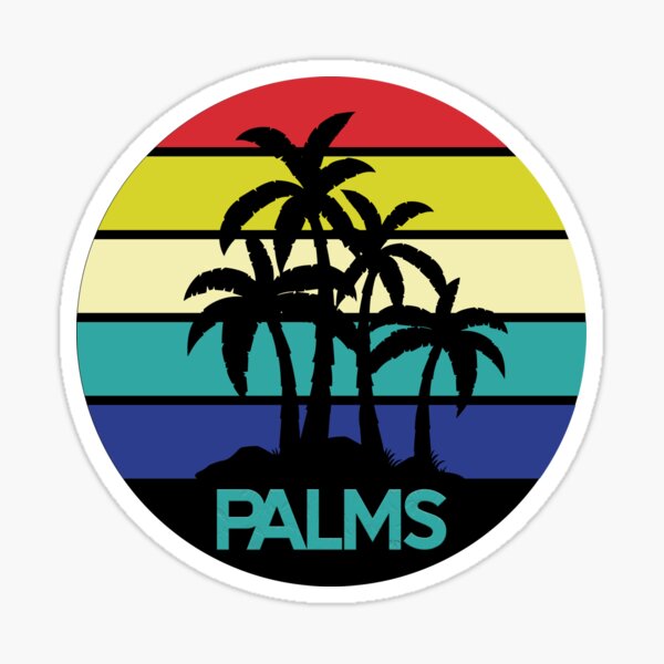 "Palms" Sticker for Sale by NewArtDesigns | Redbubble