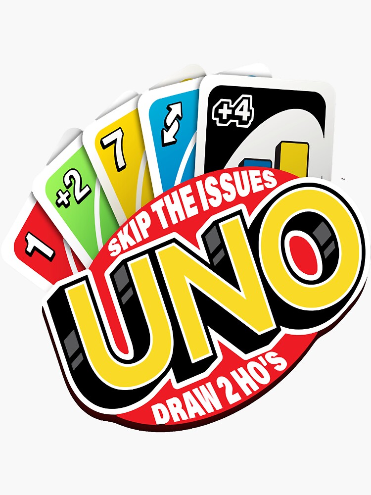 "UNO DRAW 2" Sticker by NicholasGandhi | Redbubble