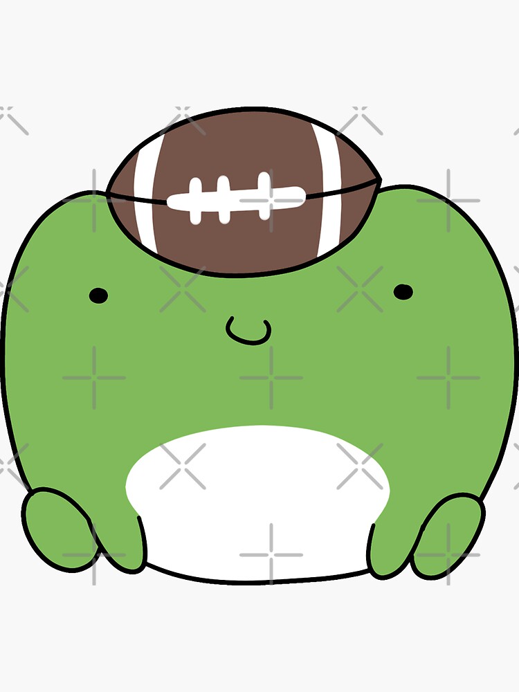 "Football Frog" Sticker by SaradaBoru | Redbubble