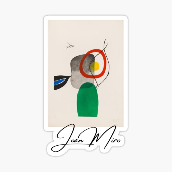 "Joan Miro Exhibition Vintage Abstract Poster Canvas Painting Wall Art ...