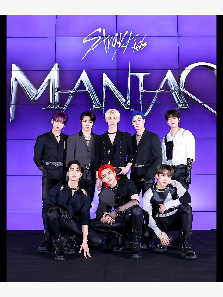"Stray Kids Maniac " Poster for Sale by Davidsonshop | Redbubble