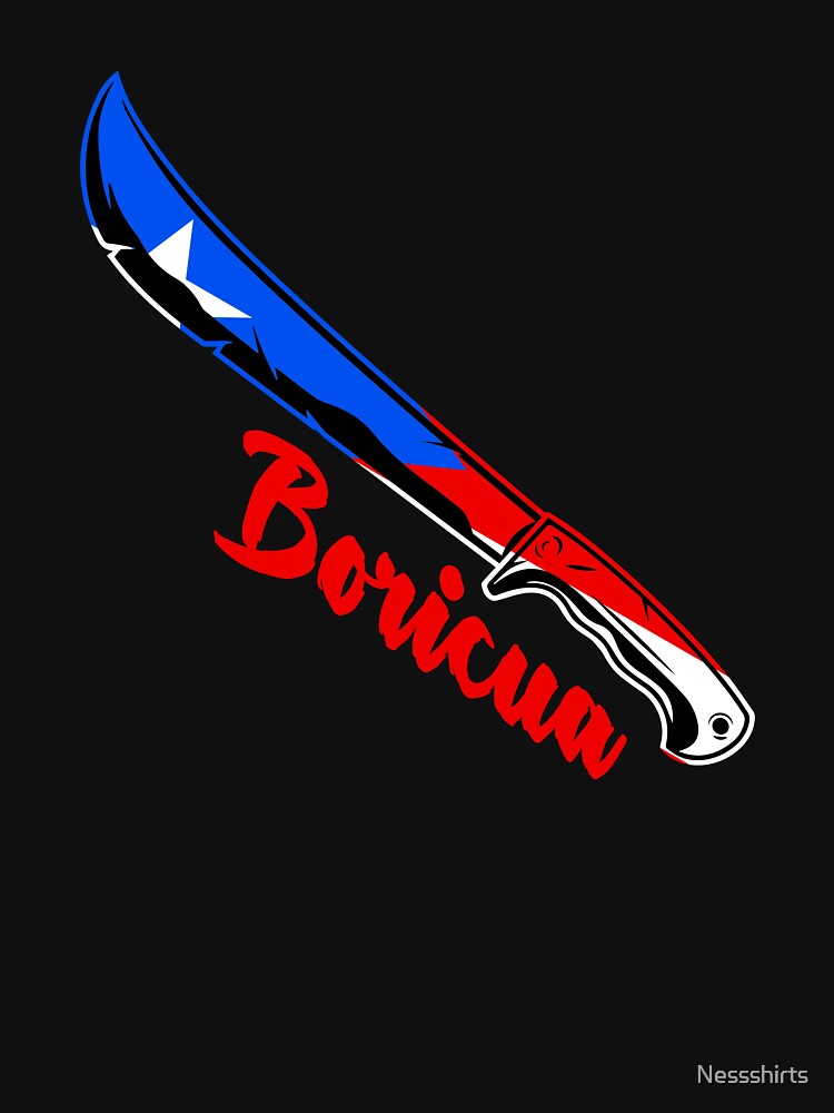 "Puerto Rican Machete For Boricua Pride Lovers Puertorriqueño" T-shirt ...