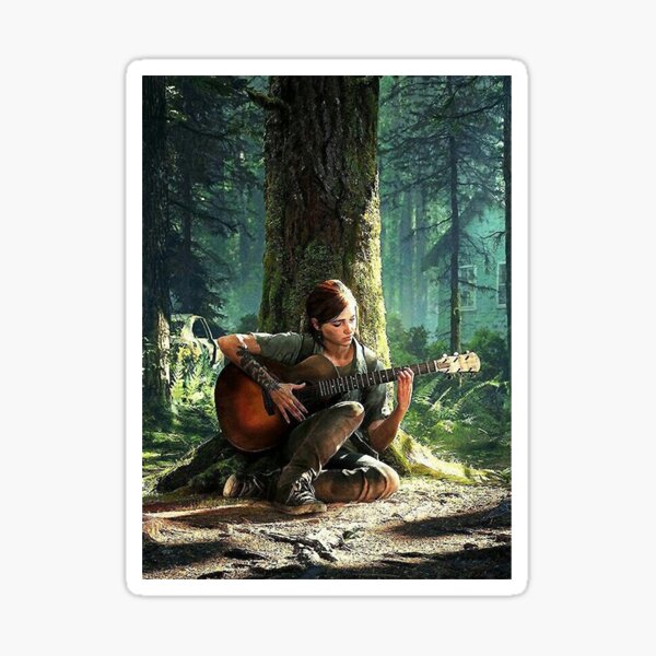 "Anniversary Gift Ellie Guitar Gifts For Music Fan" Sticker by ...
