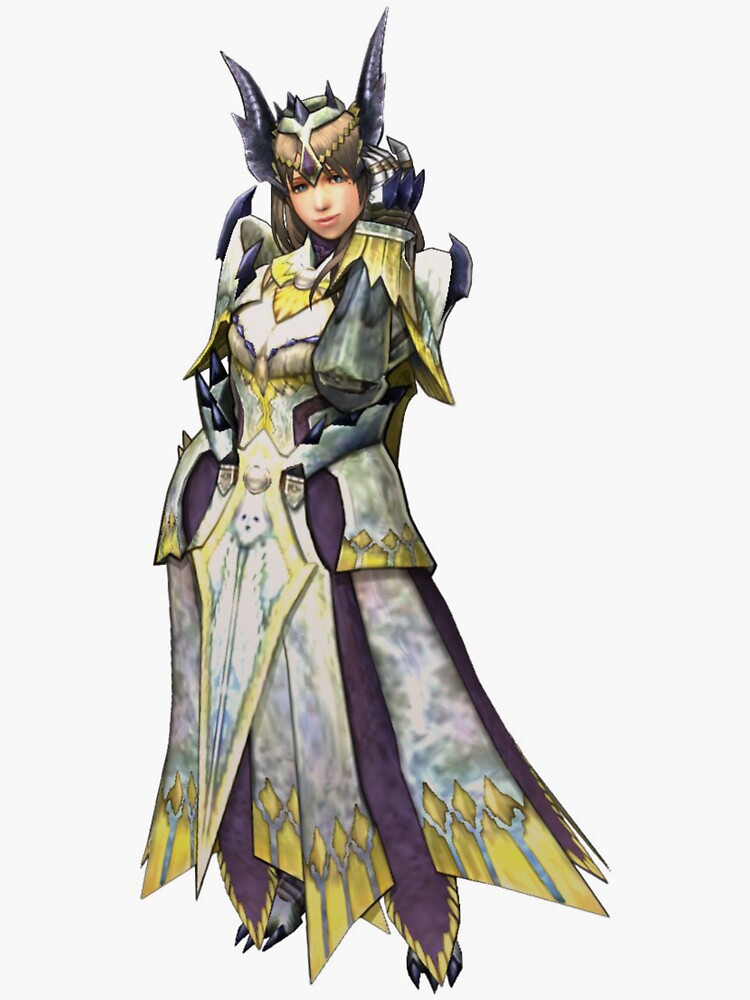 "Shagaru Magala armor" Sticker for Sale by RatWithHat | Redbubble