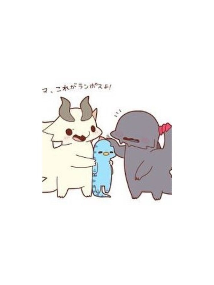 "Shagaru and Gore Magala chibi" iPhone Case for Sale by RatWithHat ...