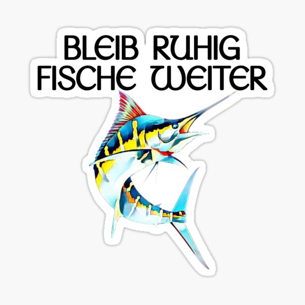 "fisch" Sticker by Saadun | Redbubble