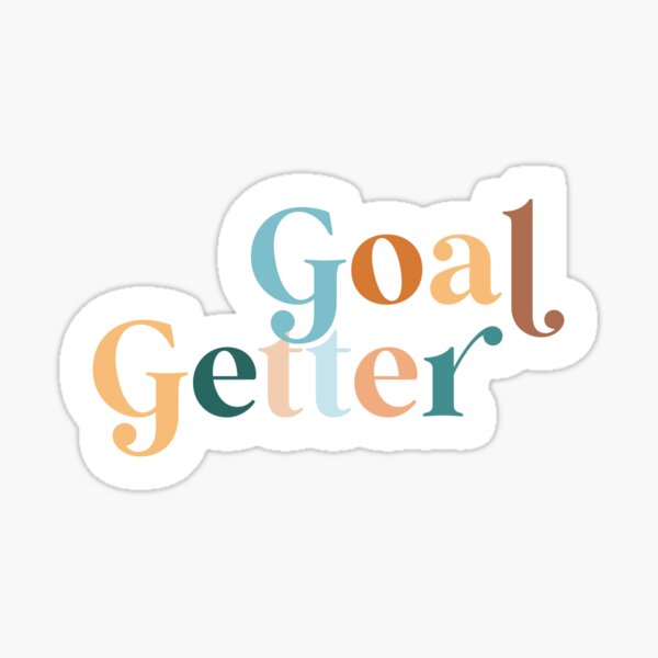 "Goal Getter Sticker | Beachy Goal Getter Sticker" Sticker by ...