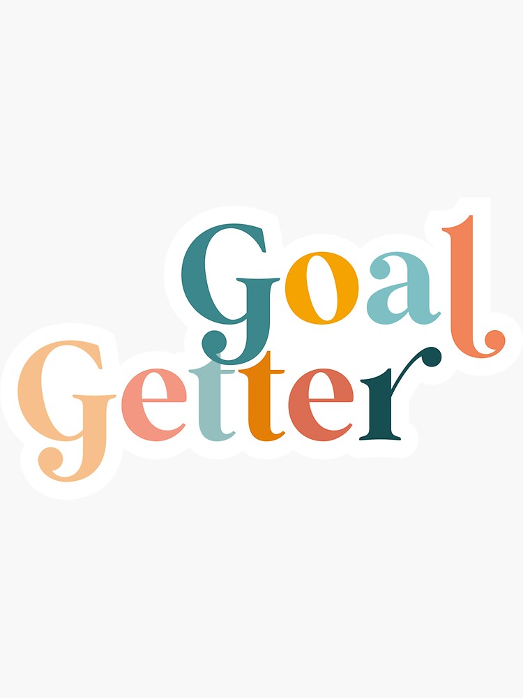 "Goal Getter Sticker | Summer Goal Getter Sticker" Sticker by ...