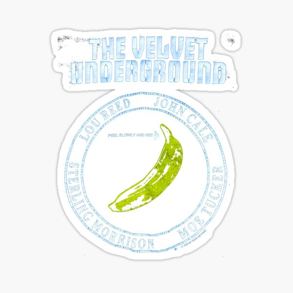"Velvet Underground Banana" Sticker by shopQyquy | Redbubble