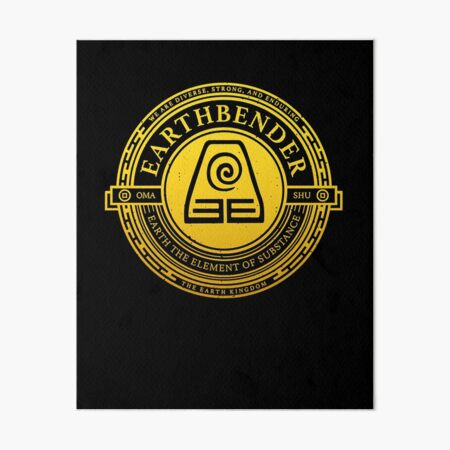"Picture Earthbender Symbol Inspired Design" Art Board Print for Sale ...