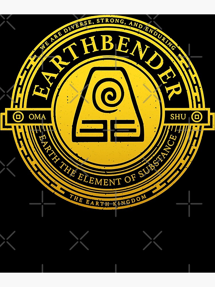 "Picture Earthbender Symbol Inspired Design" Poster for Sale by ...