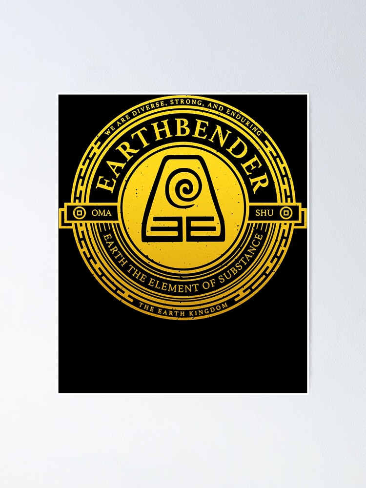 "Picture Earthbender Symbol Inspired Design" Poster for Sale by ...