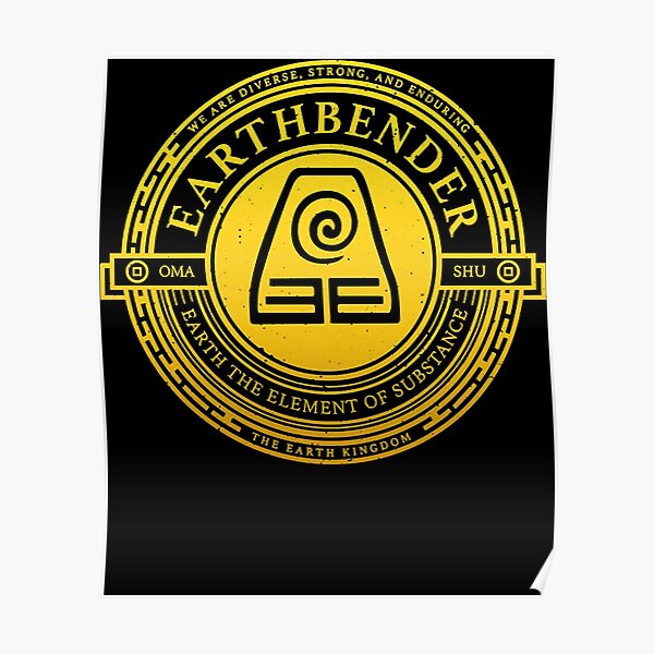 "Picture Earthbender Symbol Inspired Design" Poster for Sale by ...
