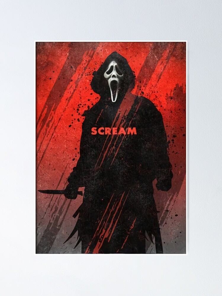 "Ghostface poster" Poster for Sale by francebarbar | Redbubble