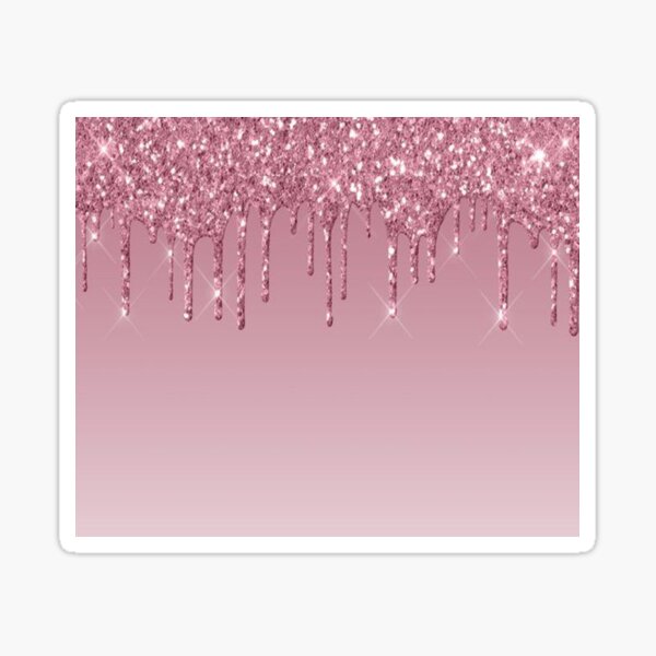 "pink glitter cute " Sticker by aazzeddine | Redbubble