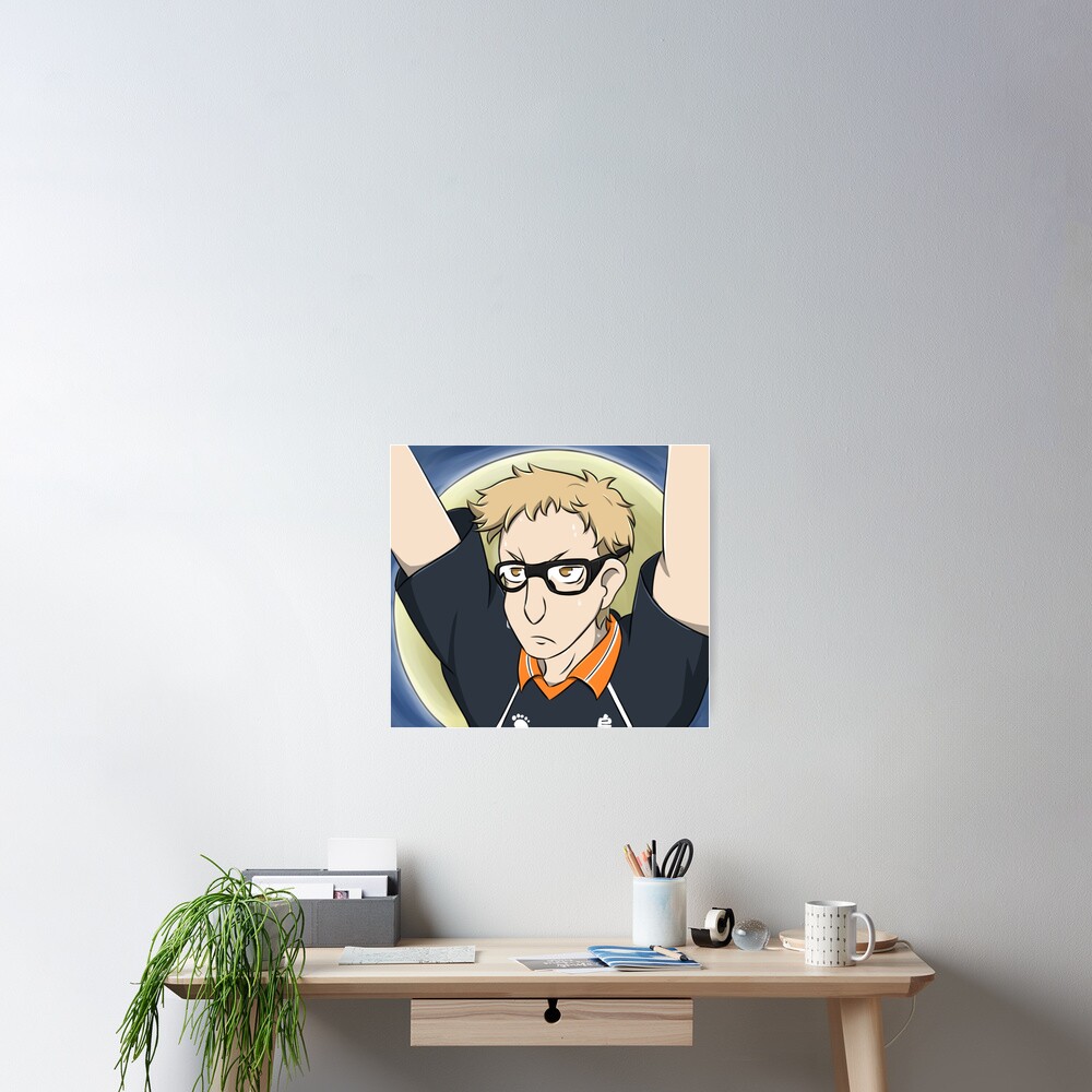 "Karasuno First Years - Tsukishima Kei" Poster by quidditchchick ...