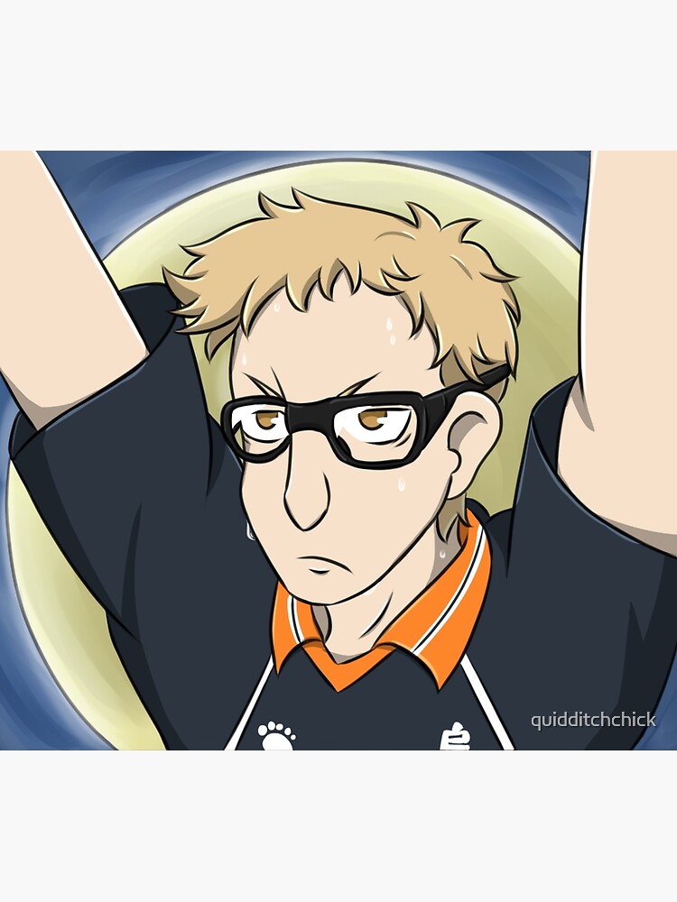 "Karasuno First Years - Tsukishima Kei" Poster by quidditchchick ...