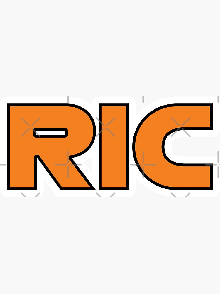 "Daniel Ricciardo - RIC" Sticker by Graphics-101 | Redbubble