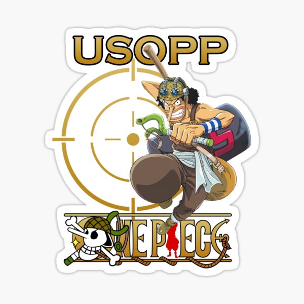"One Piece, Usopp" Sticker by Right-Stop | Redbubble