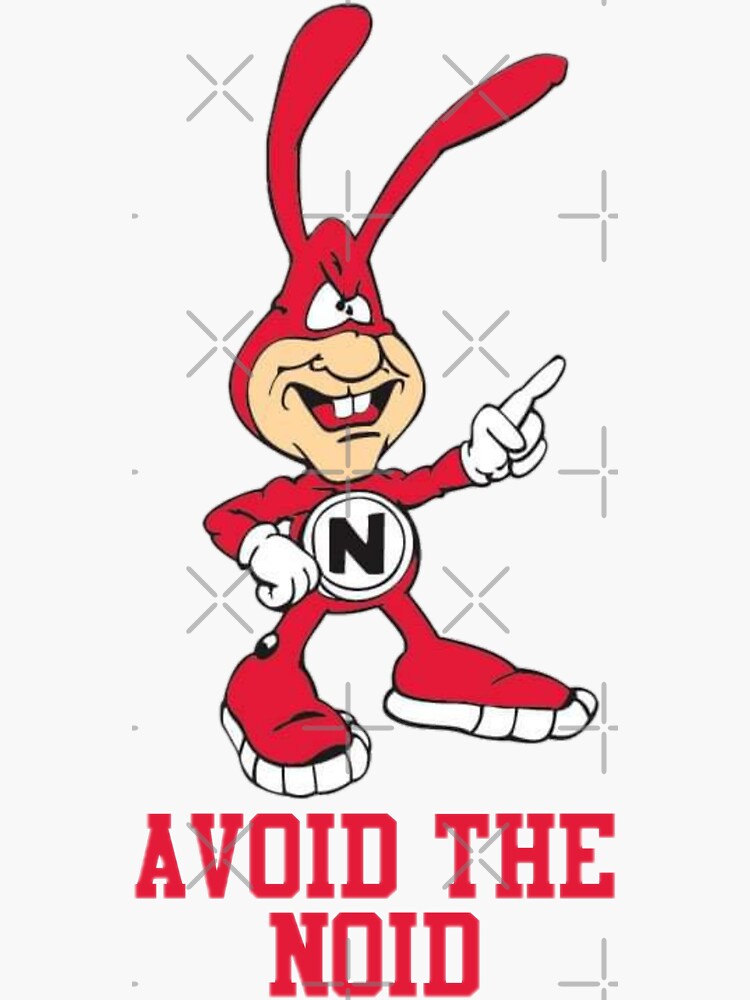 "Avoid the Noid" Sticker for Sale by Stuffandwhatnot | Redbubble