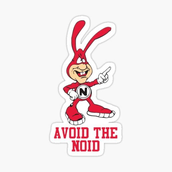"Avoid the Noid" Sticker by Stuffandwhatnot | Redbubble