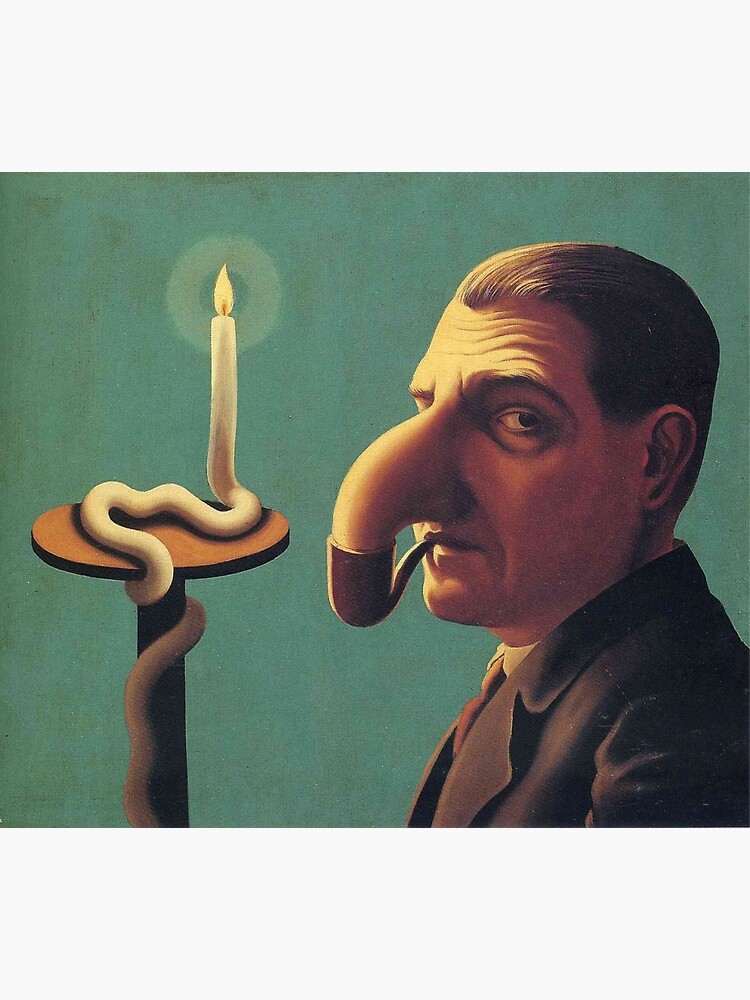 "Vintage Rene Magritte print, abstract art print of Rene Magritte ...