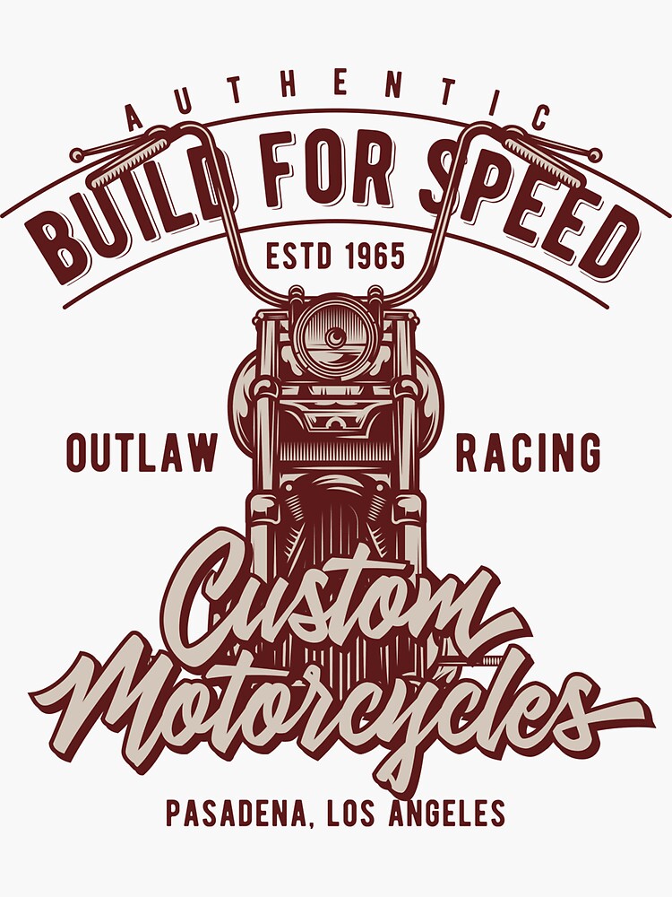 "Build for Speed" Sticker by Victor2202 | Redbubble