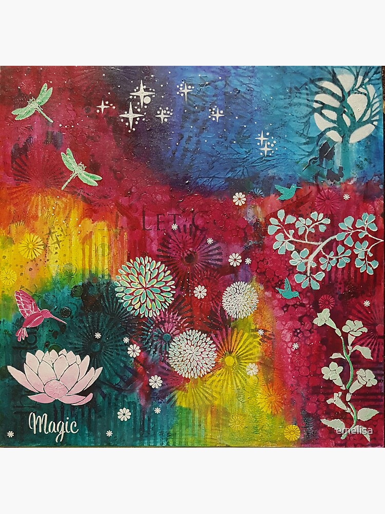 "Magic Happens" Sticker for Sale by emelisa | Redbubble