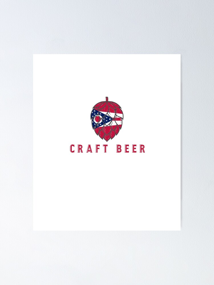 "Vintage Craft Beer Ohio State Flag" Poster for Sale by Owl-House ...