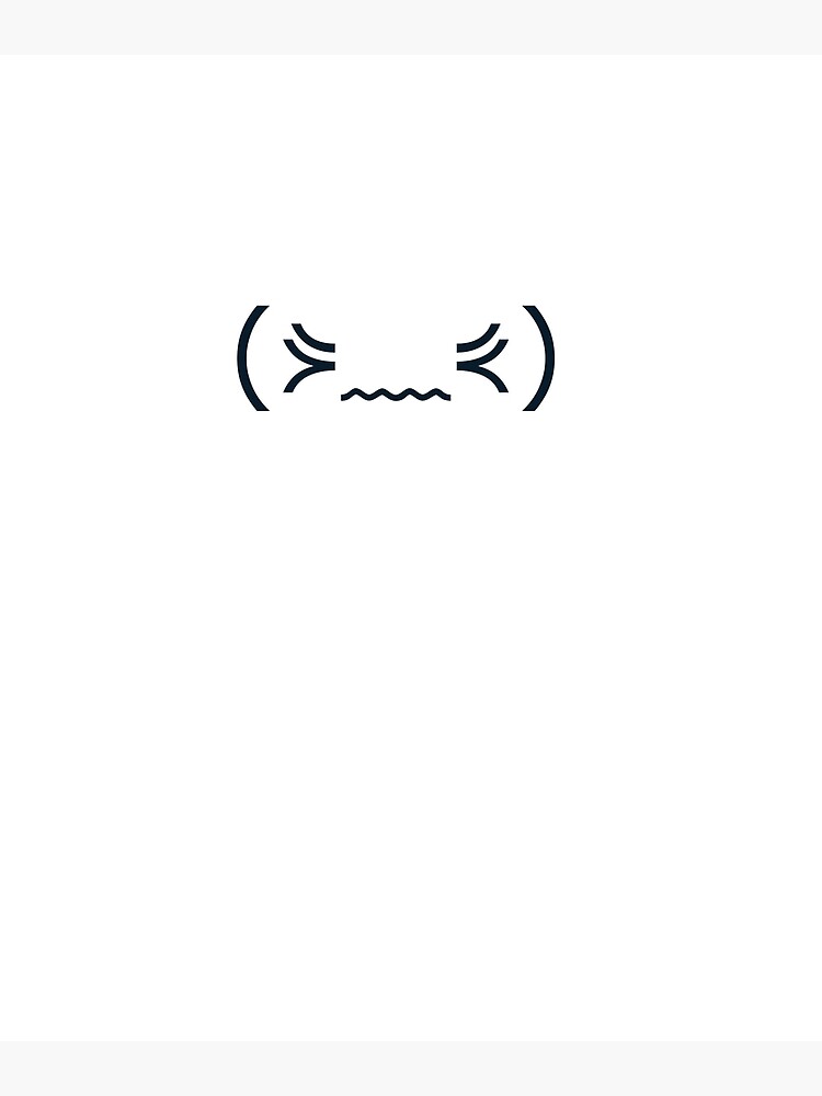 "Angry Face - Ascii Arts" Poster for Sale by x-inc | Redbubble
