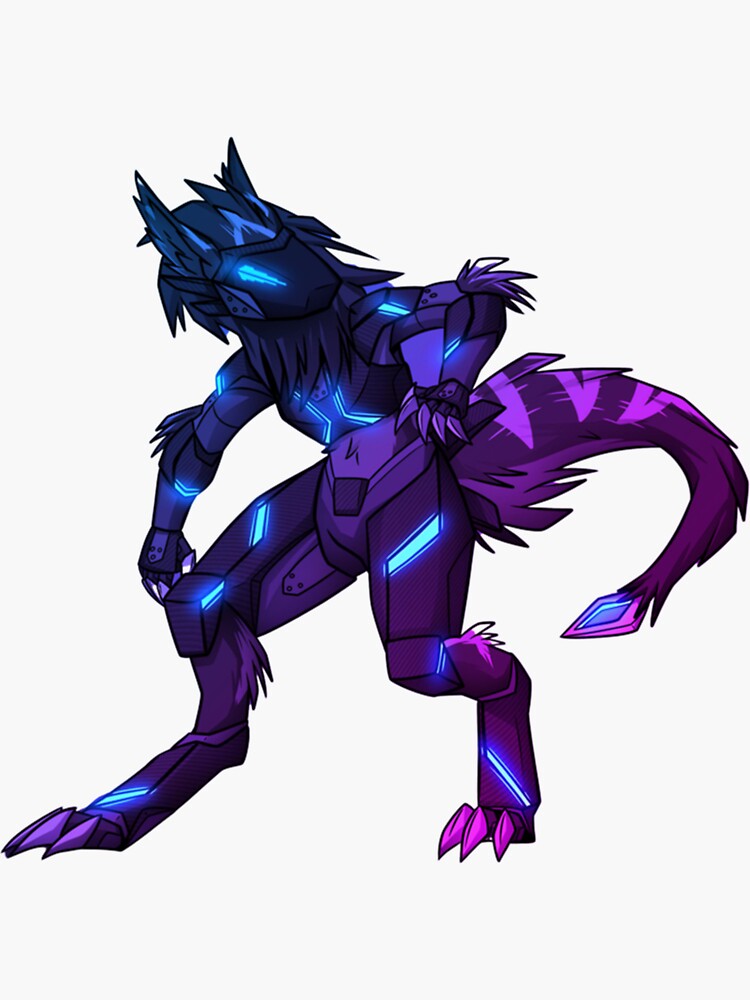 "Protogen " Sticker by PrintEnvyDesig | Redbubble