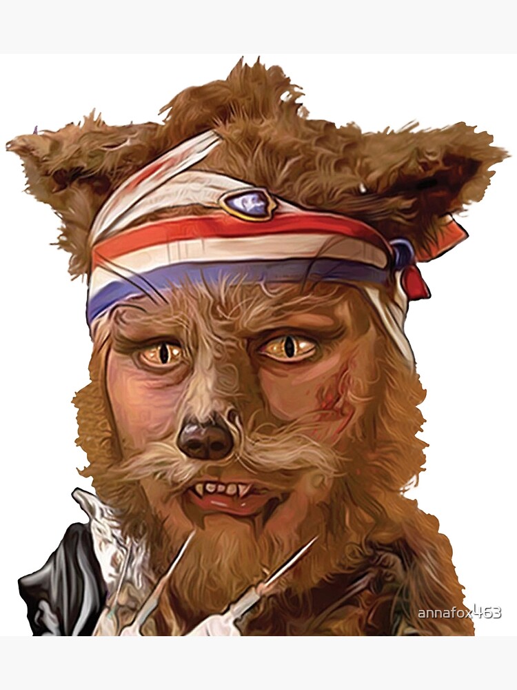 "The Mighty Boosh, Crack Fox" Poster by annafox463 | Redbubble