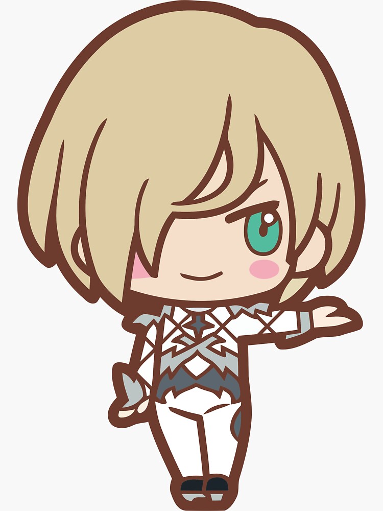 "YOI Yurio" Sticker for Sale by Chibify | Redbubble