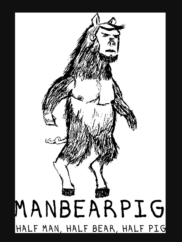 "ManBearPig Poster" T-shirt for Sale by spakeanmemme | Redbubble | al ...
