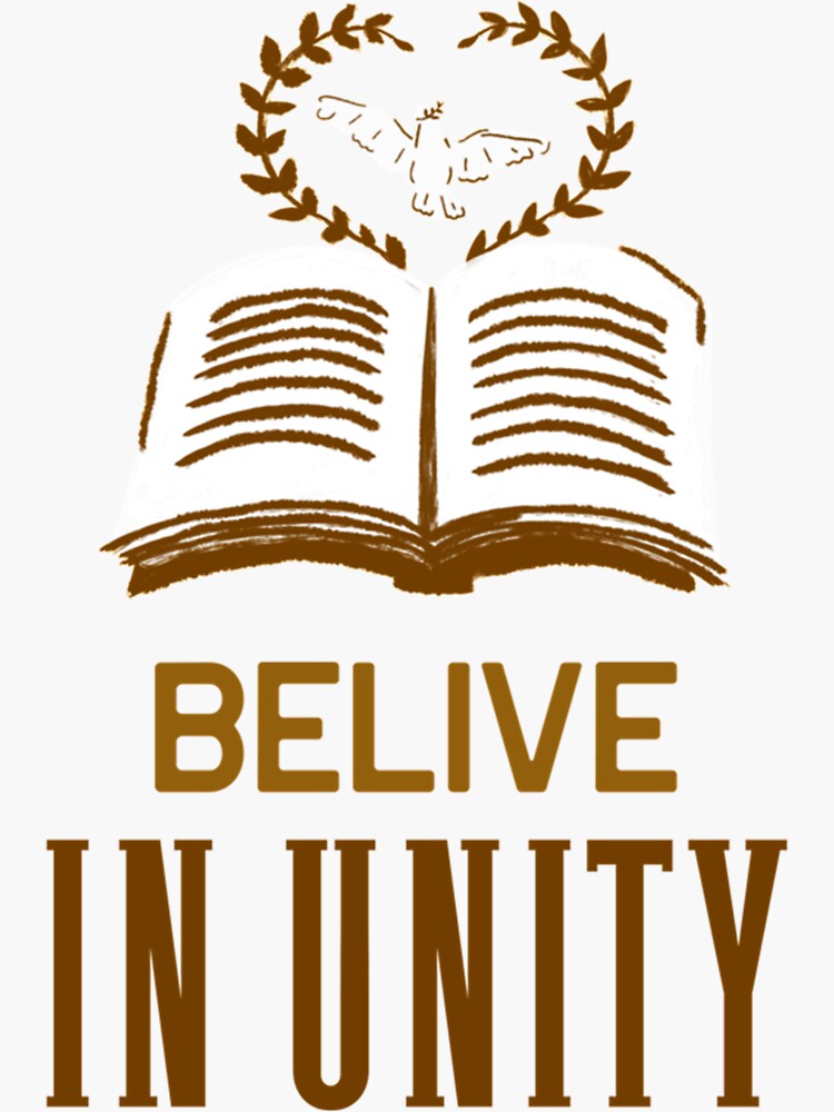 "Unity of religion Believe In Unity " Sticker by LiamGreenwood | Redbubble