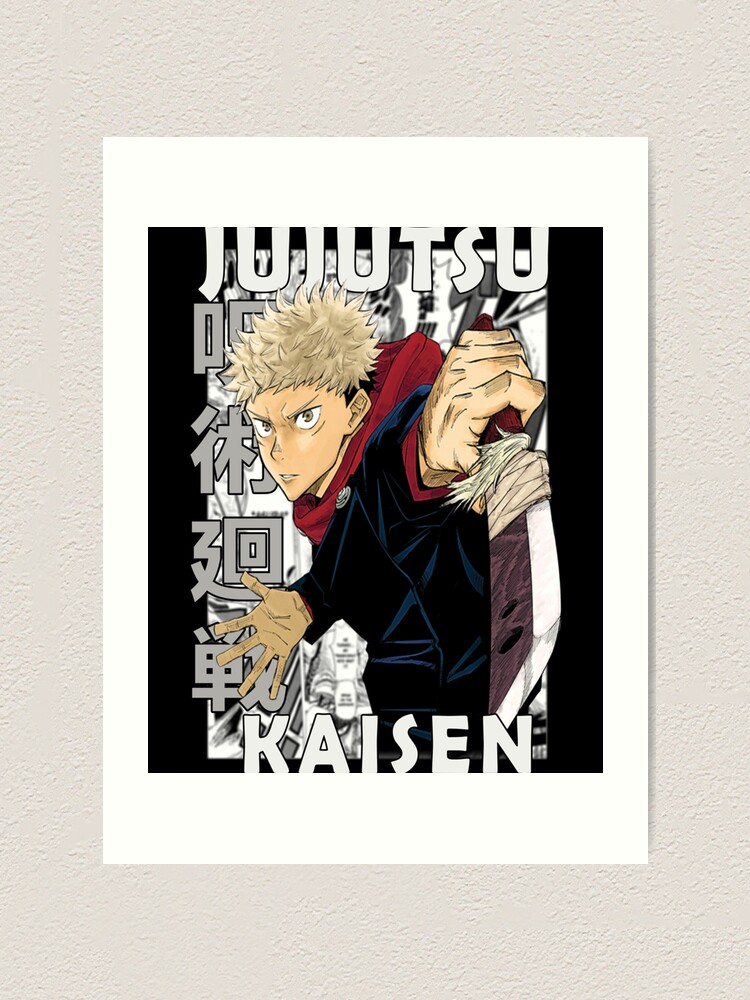 "Yuji Itadori Jujutsu Kaisen Jujutsu Kaisen 0 Manga Style Design " Art ...