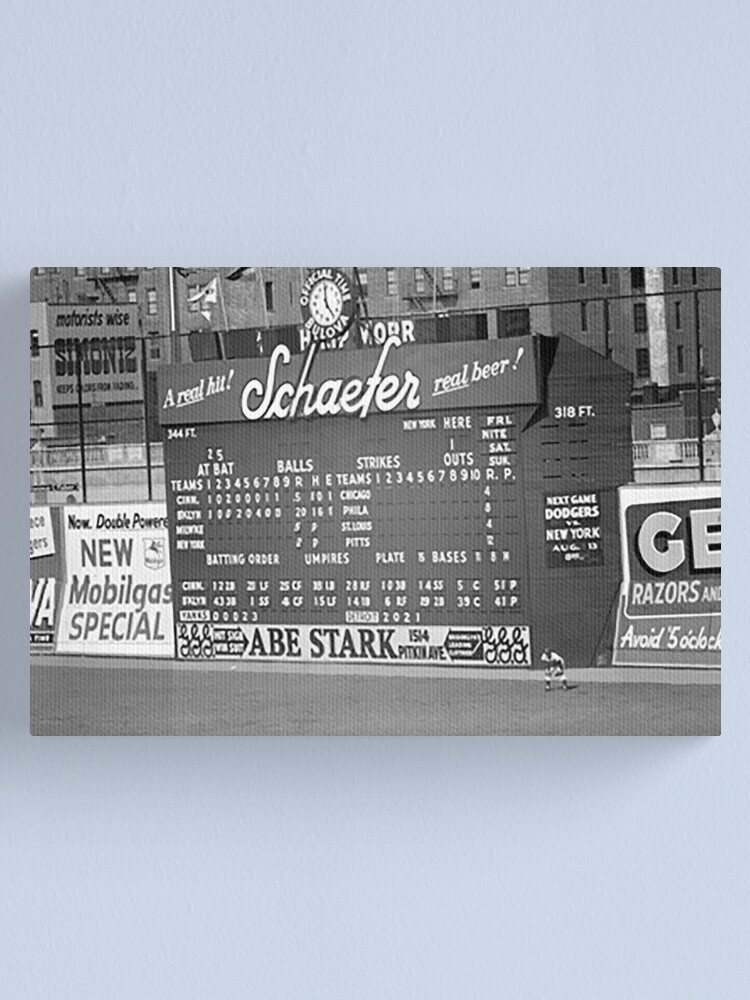 "Ebbets Field Scoreboard, Brooklyn Baseball Stadium, Old Ballparks, Old ...