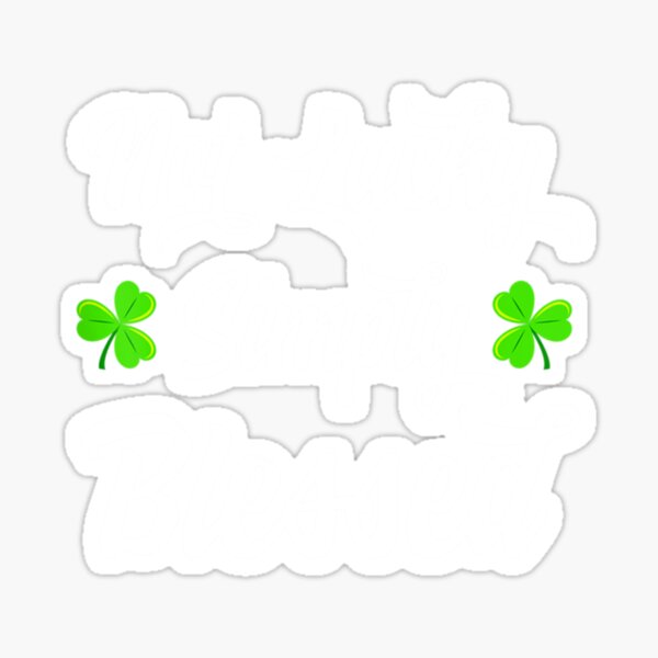 "Not Lucky Simply Blessed" Sticker by DayanaAbbi | Redbubble