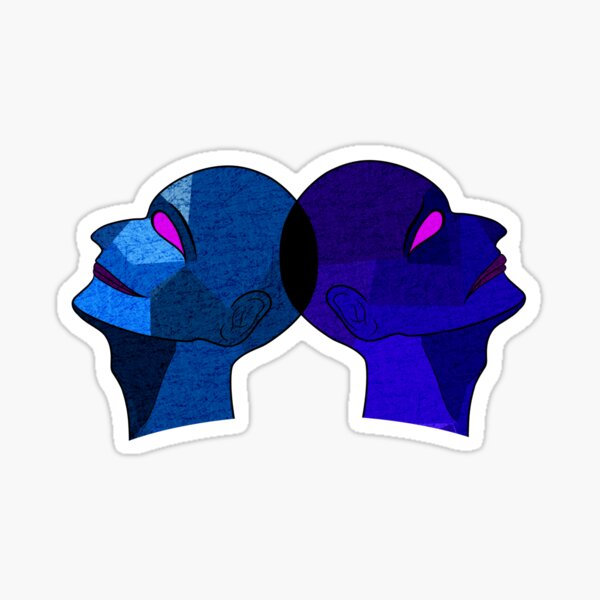 "two different sides" Sticker by Creamage | Redbubble