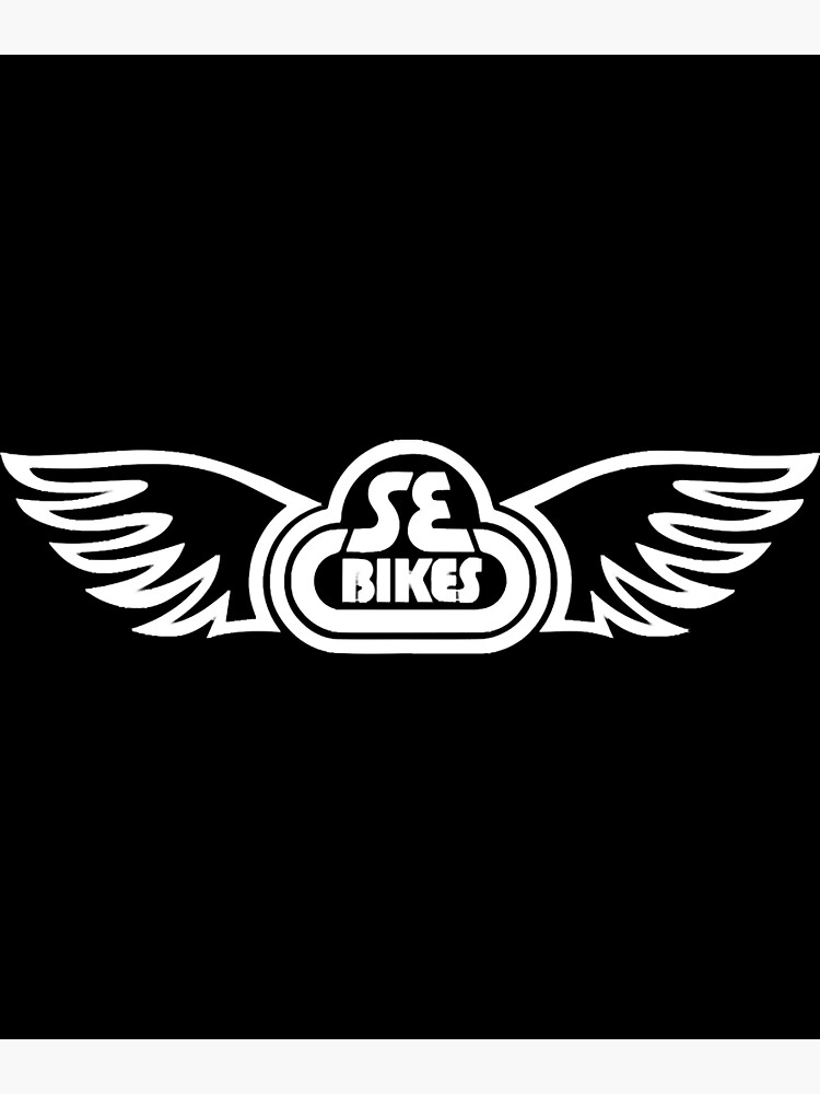 "SE bikes white wing" Poster for Sale by NikkiLopez | Redbubble
