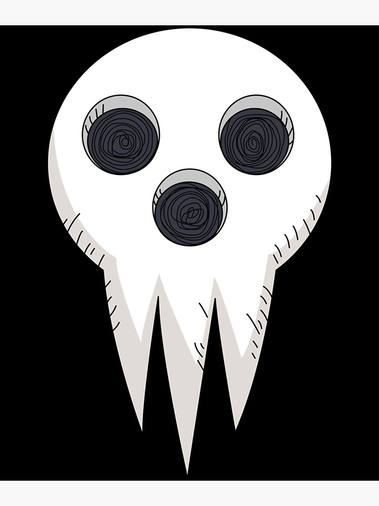 "Soul Eater Skull Lord Death Shinigami Face Classic ." Poster by ...