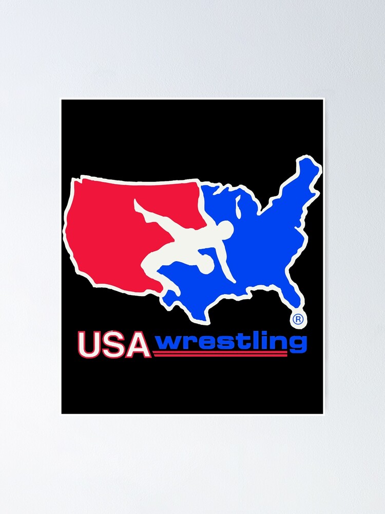 "USA WRESTLING LOGO" Poster for Sale by NikkiLopez | Redbubble