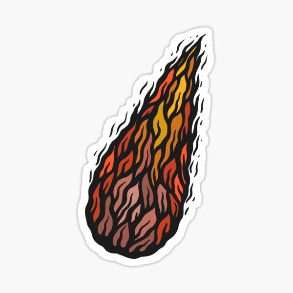 "Comet" Sticker by theartlines | Redbubble