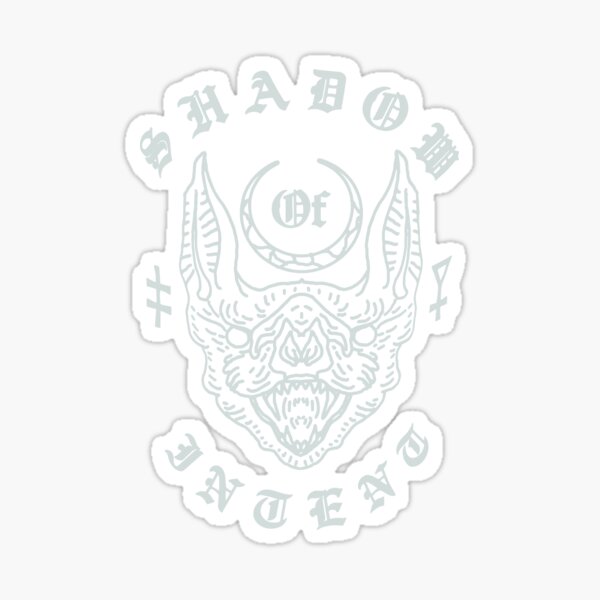 "Shadow Of Intent Merch Bat" Sticker by lilynunygobe | Redbubble