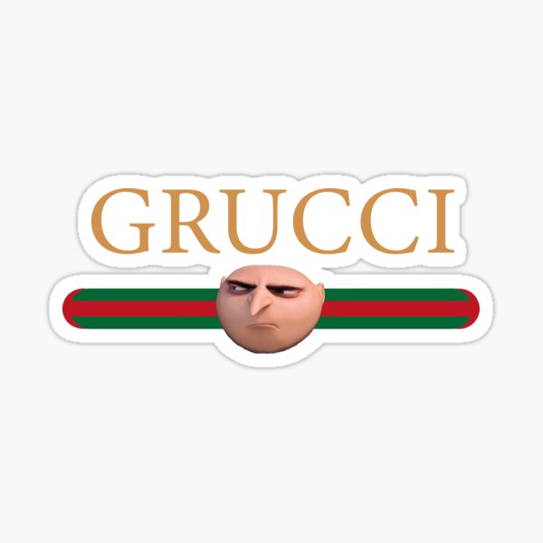 "Grucci " Sticker by ESTAFOX | Redbubble