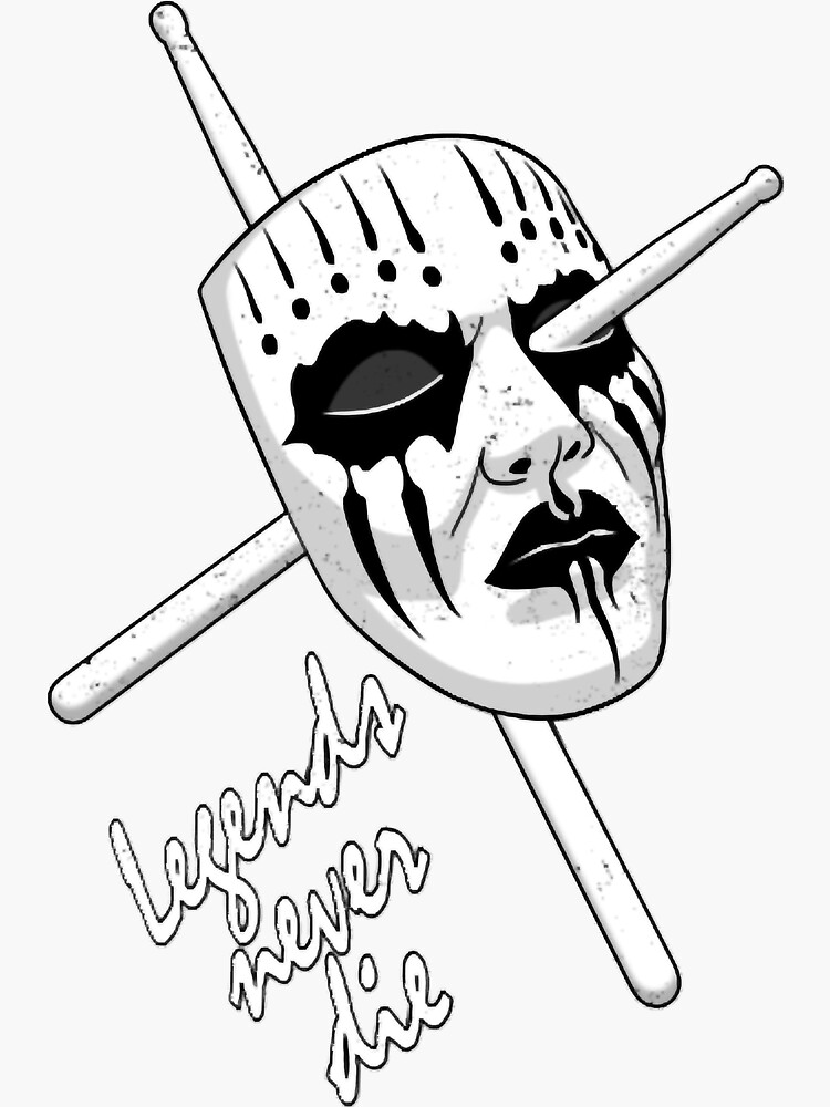 "Joey Jordison Legendary" Sticker by crish226 | Redbubble