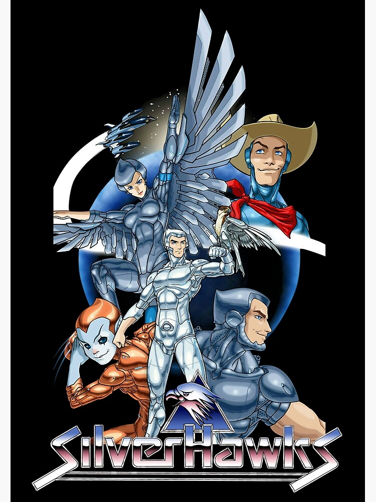 "Silver Hawks Classic Vintage cartoon" Poster for Sale by KIshirt | Redbubble